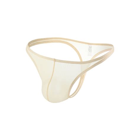 Pt577 現貨 新款男士單色冰絲半透明朦朧性感露臀丁字褲 肌肉男健身教練運動透氣u凸囊袋顯大顯臀低腰時尚細邊舒適居家情 蝦皮購物