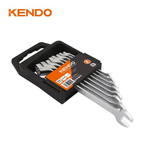Kendo 8PC Deep Offset Combination Spanner Set Made According To DIN