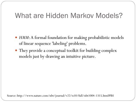 Ppt Applying Hidden Markov Models To Bioinformatics Powerpoint Presentation Id4407314