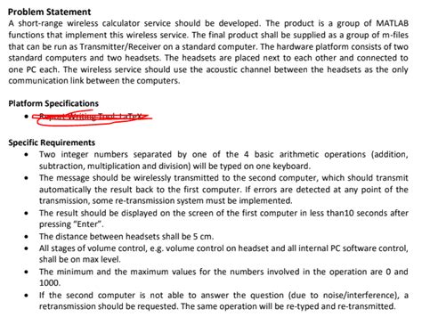 Solved Problem Statement A Short Range Wireless Calculator Chegg
