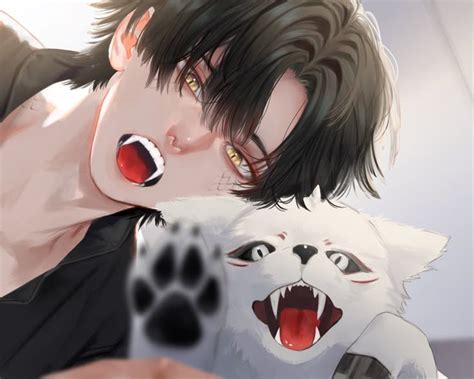 Pin By S 99930d On Yokai Dark Anime Guys Anime People Anime