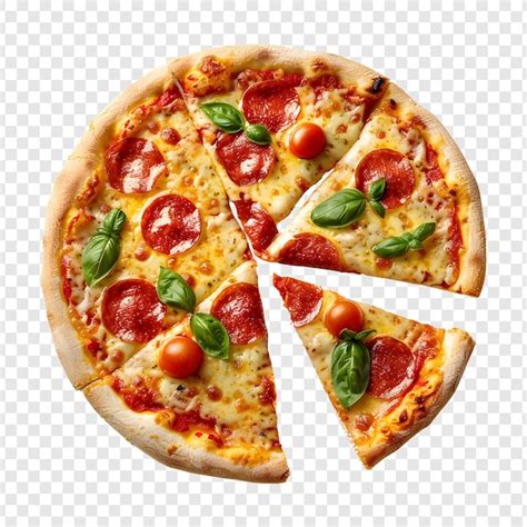 A Pizza With A Slice Cut Out Of It And The Pizza Has A Slice Missing
