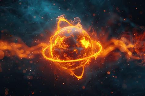 atomic particle generative ai premium ai generated image