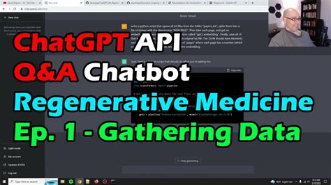 Chatgpt Api Qa Chatbot Ep 1 Data Prep Automating Regenerative