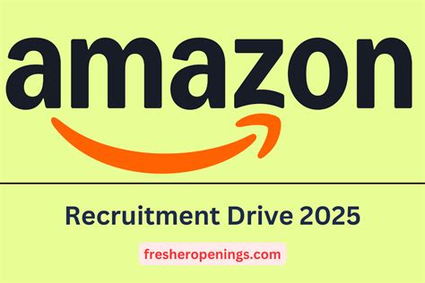 Amazon Internship Drive 2025 Hiring Freshers Stipend Up To 10 Lpa