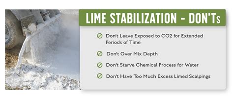 The Dos And Donts For Lime Stabilization Lime Association