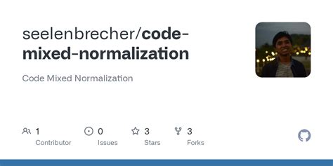 Github Seelenbrechercode Mixed Normalization Code Mixed Normalization