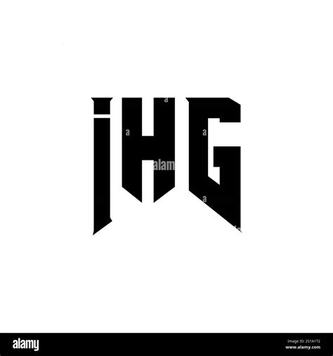 Ihg Letter Logo Design For Technology Company Ihg Logo Design Black