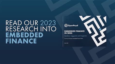 Openpayd Publishes Whitepaper On ‘embedded Finance In 2023 Seamless Xtra