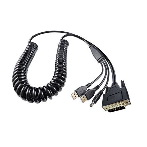 Db15 Male To Usb Dc5 5 Adapter Cable Electric Extension Cable Wk