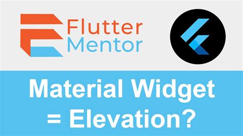how to easily add elevation drop shadow to any widget with material widget flutter