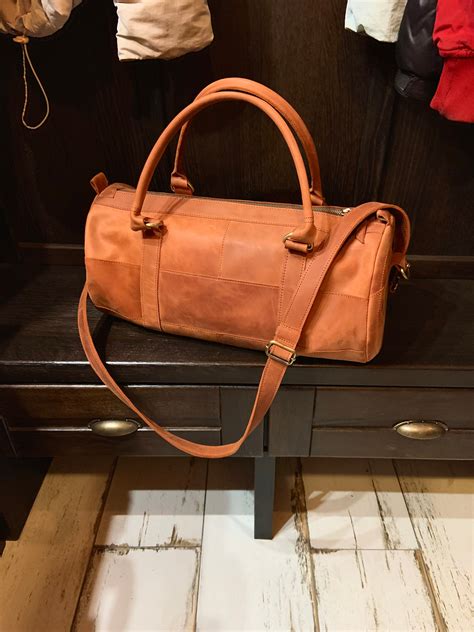 Bolso De Hombre Bolsos Deportivos Bolso Deportivo De Cuero Etsy