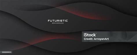 3d 검은 파도 추상 배경은 붉은 조명 효과 장식과 어두운 공간에 겹치는 레이어입니다 웹 배너 예술 전단지 카드 또는 브로셔 표지에 대한 현대적인 그래픽 디자인 요소 컷아웃