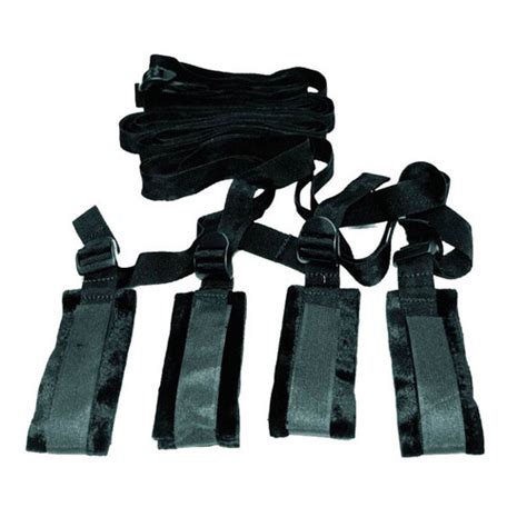 Lux Fetish Bondage Bed Strap 2pc Playful Restraint System Cirillas