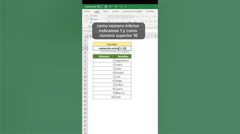Aplicación De Sorteo En Excel Superexcel Youtube