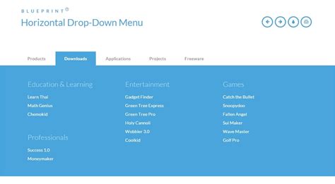 Html Vertical Menu Templates Html5 Menu Navigation Best Samples