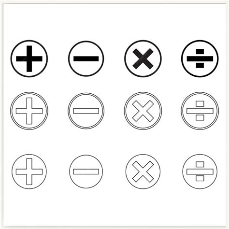 Premium Vector Vector Illustration Of Mathematical Calculation Symbols