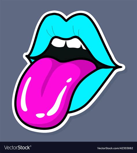 Partially Open Mouth Drawing Three Dimensional Model Of The Mouth Of A