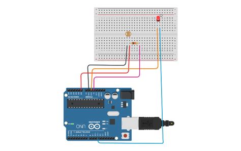 Circuit Design Ldr Tinkercad