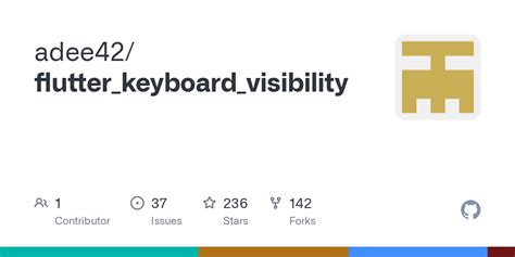 Flutterkeyboardvisibilityexamplelibmaindart At Master · Adee42