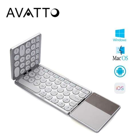 Jual Wireless Bluetooth Foldable Keyboard Touchpad Lipat 3 Keyboard Only Di Seller Calestraa