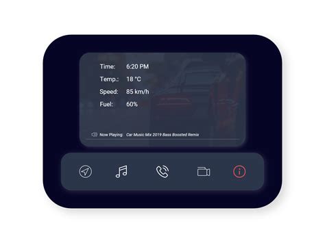 Dailyui 034 Car Interface By Franka Ipša On Dribbble Dailyui 034 Car Interface By Franka Ipša On Dribbble