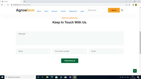 Online Organic Farm Management System Project In C Net With Source