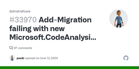 Add Migration Failing With New Microsoft CodeAnalysis Workspaces V Issue Dotnet
