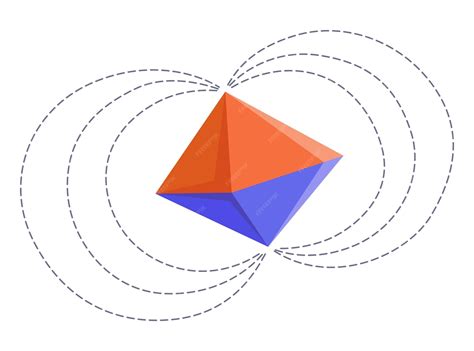 Premium Vector Magnetic Force And Electromagnetic Field Polar Magnet