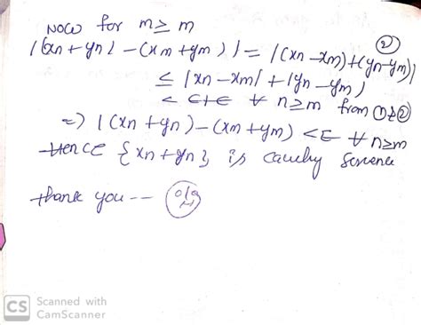 4 20 pts let {xn} be a cauchy sequence show that a 5 pts {xn} is