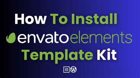 How To Install Envato Template Kit In Wordpress Elementor Pioneer Strikes