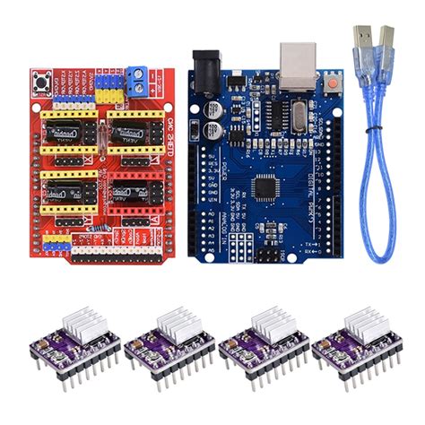 Cnc Shield V3 V4 Engraving Machine 3d A4988 Driver Expansion Board Nano 3 0 Uno R3 Usb