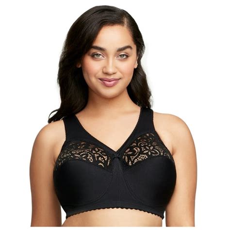 Glamorise Full Figure Plus Size Magiclift Cotton Support Bra Wirefree