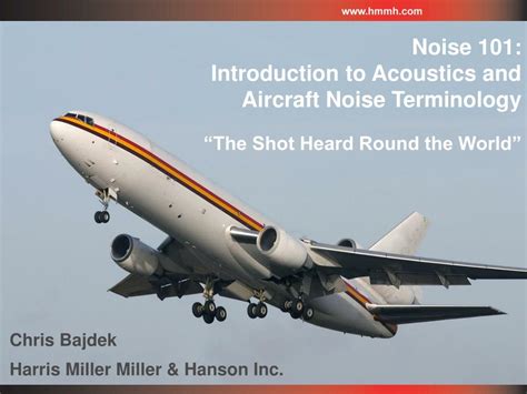 Ppt Noise 101 Introduction To Acoustics And Aircraft Noise Terminology Powerpoint