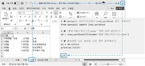 Python 파이썬으로 엑셀 다루기 엑셀 데이터 사용하기 골든래빗