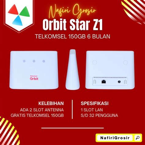 Jual Modem Orbit Star Z Zte Mf N Telkomsel Gb Di Seller Nafiri