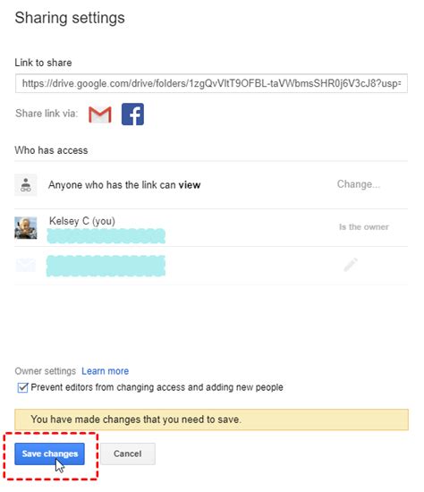 Unable To Change Sharing Settings On Google Drive Fix It