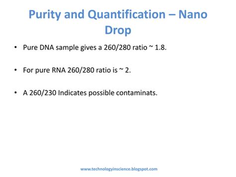 Nucleic Acid Quantification Methods Dna Rna Quantification Pptx Nucleic Acid Quantification Methods Dna Rna Quantification Pptx