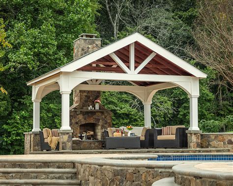 Traditional Vinyl A Frame Pavilion Green Acres Outdoor Living