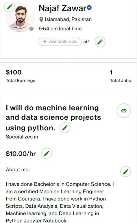 Najaf Zawar On Linkedin Alhumdulillah 😇 Just Completed My First Project On Upwork 11 Comments