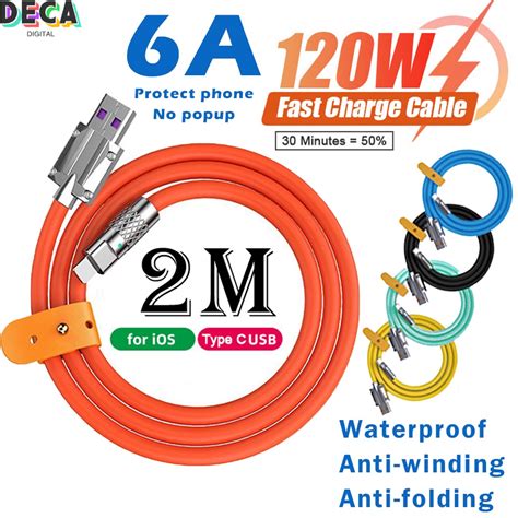 M Fast Charger Usb Liquid Silicone Cable Metal W A Type C Micro Quick Charger Usb Cable