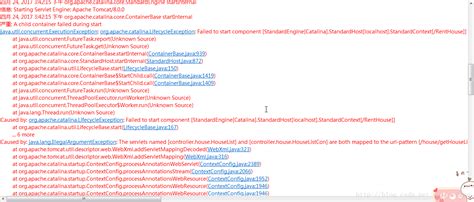 Tomcat启动失败 Server Tomcat V80 Server At Localhost Failed To Startfailed To Start