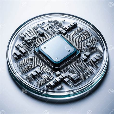 Implantable Microchip In Clear Casing With Complex Circuits For
