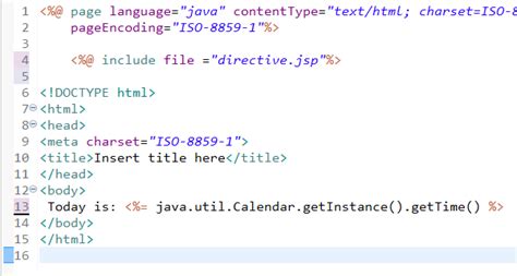 Taglib Directive JSP Directives Page Include Taglib Directive