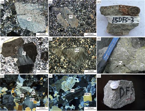 Representative Hand Specimen And Photomicrographs Of Intrusive Igneous Download Scientific
