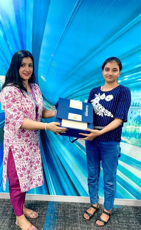 I Am Pleased To Introduce Ritika Shukla Who Has Recently Joined