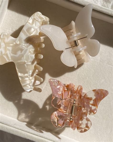 The Butterfly Clip In Peach Is Back Hurry Stock Is Limited Hair