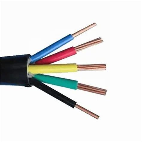 Polycab 6 Sqmm 5 Core Copper Flexible Insulated Frls Cable 200 M At
