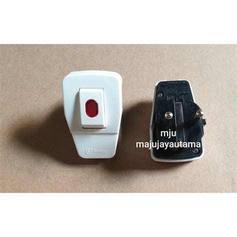 Jual Steker Saklar Broco Lampu Putih Steker Switch Arde Shopee Indonesia