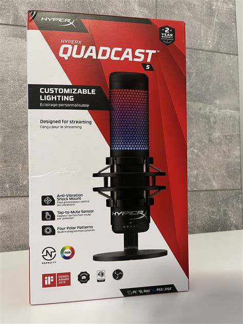 Микрофон Hyperx Quadcast S Id 1860213343 цена 5399 ₴ купить на Prom Ua